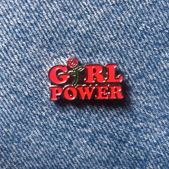 Jewelry | Girl Power Pin | Poshmark